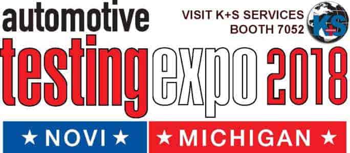 Automotive Testing Expo 2018 - K+S Services