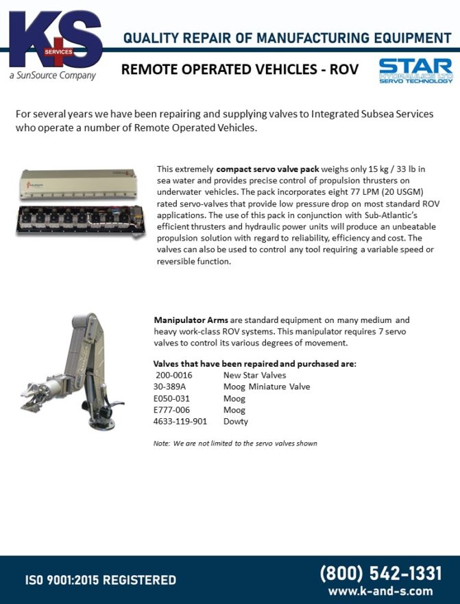 Remote Operated Vehicles (ROV) - K+S Services